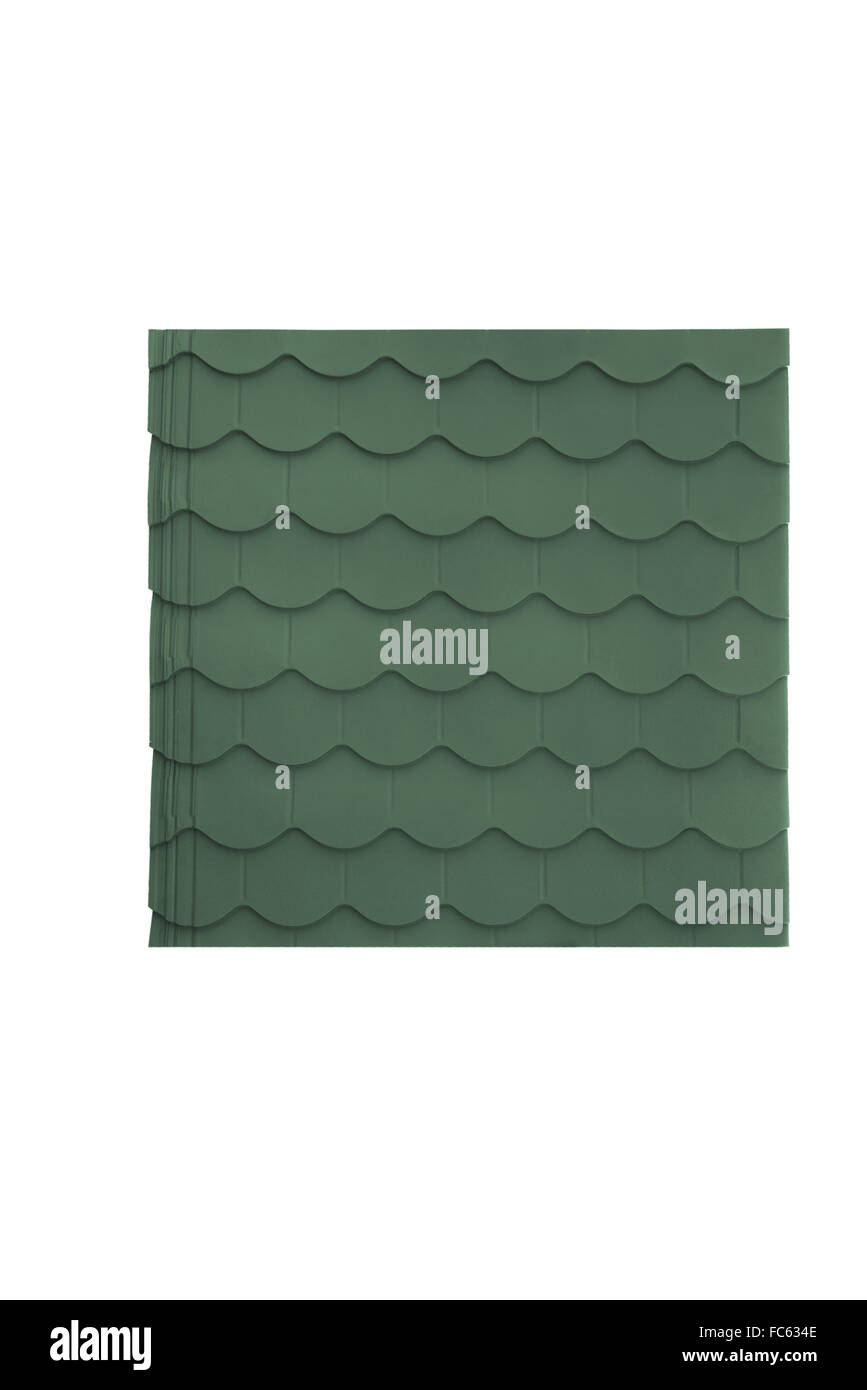 Clay tile roof pattern Cut Out Stock Images & Pictures - Alamy