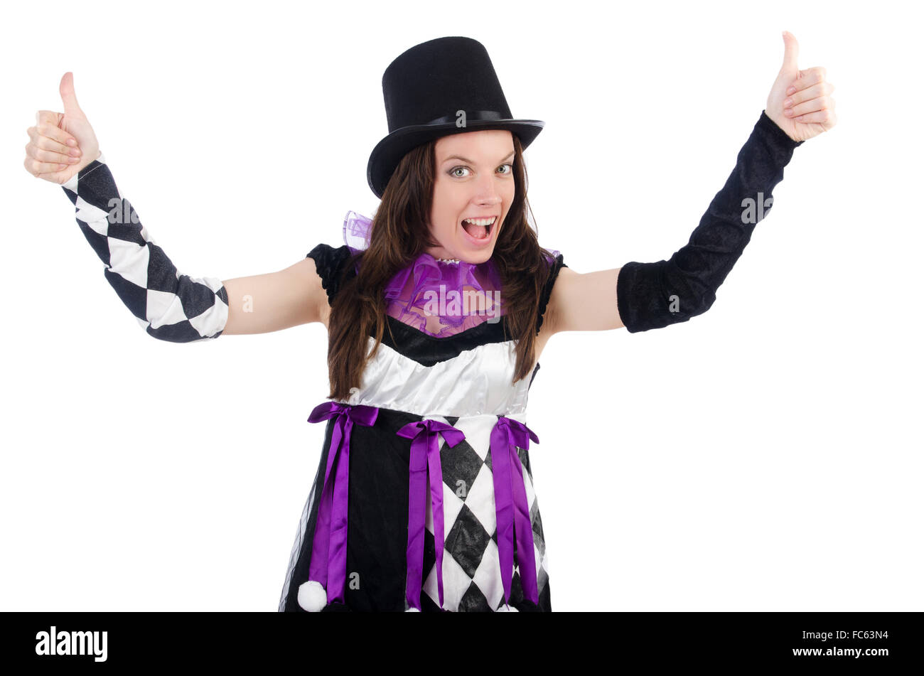 Jester with thumbs up hi-res stock photography and images - Alamy