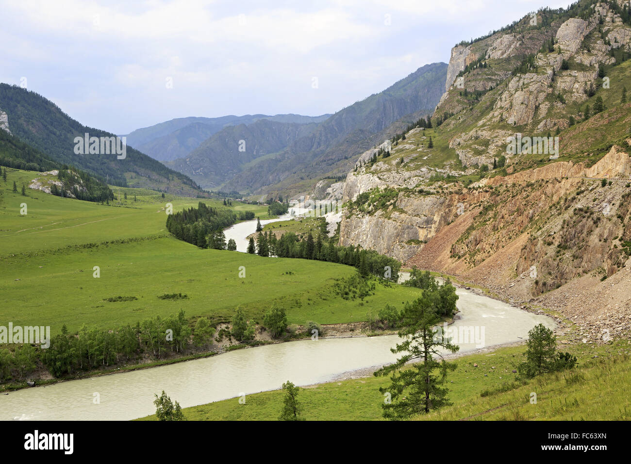 River Chuya near Chuysky Trakt Stock Photo - Alamy