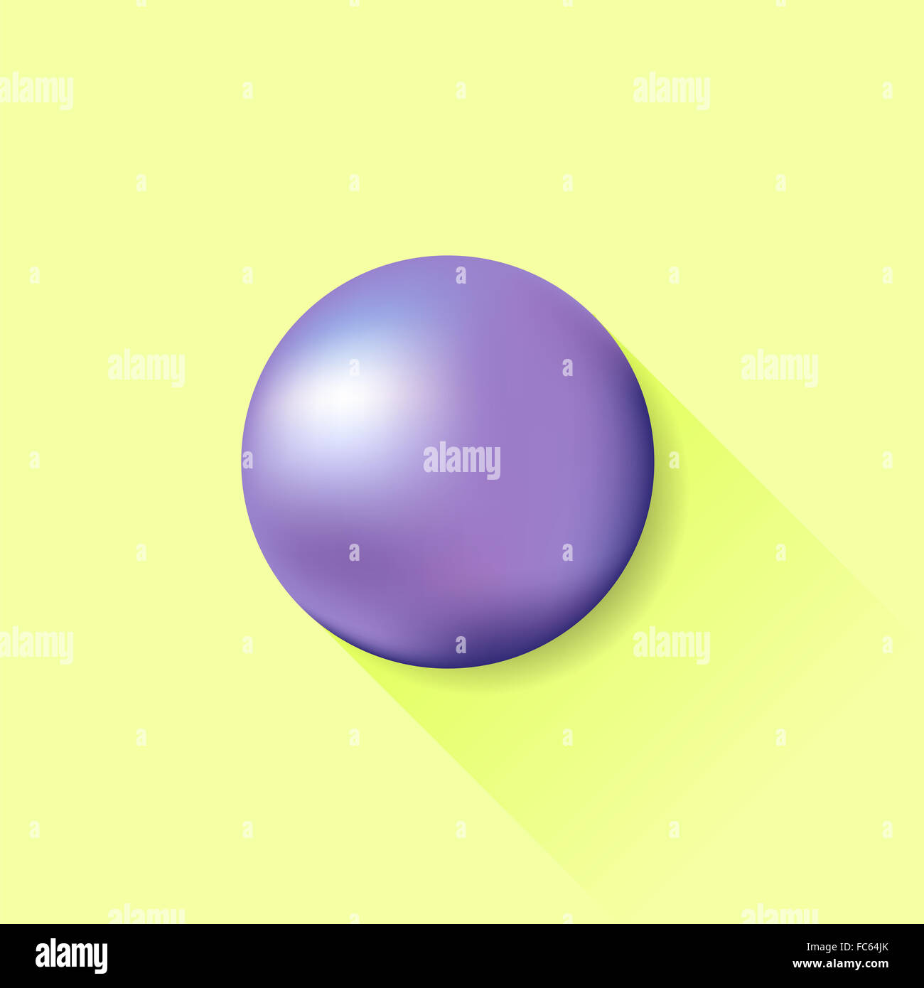 Blue glossy ball hi-res stock photography and images - Alamy