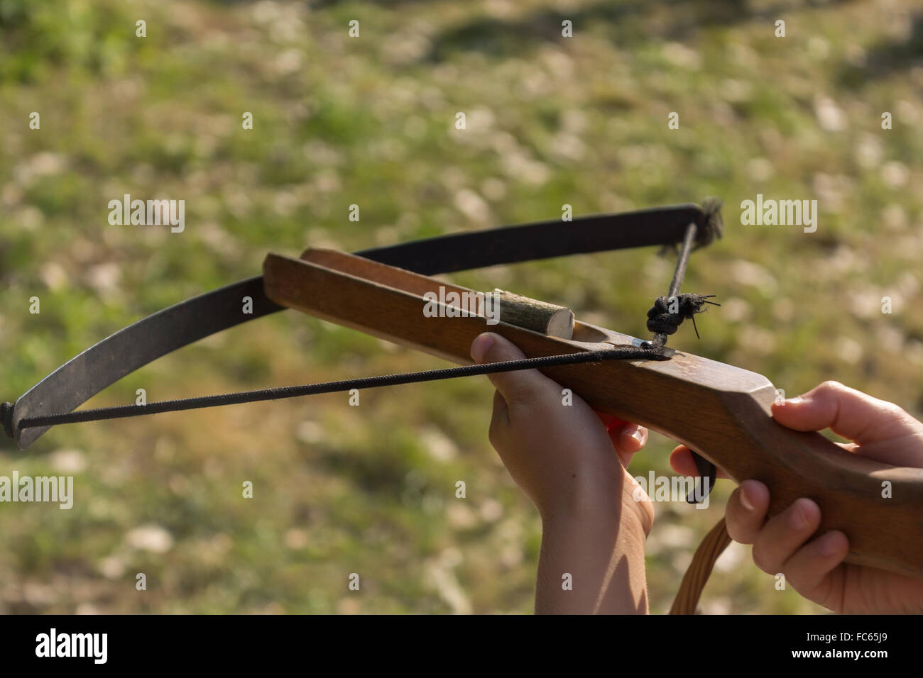 Crossbow trigger hi-res stock photography and images - Alamy