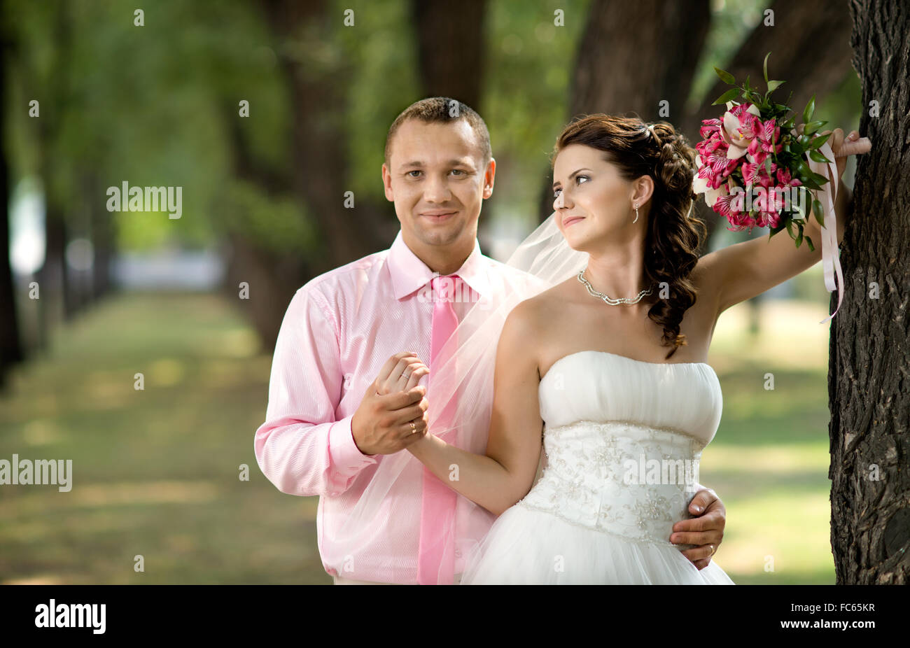 newly married couple Stock Photo - Alamy