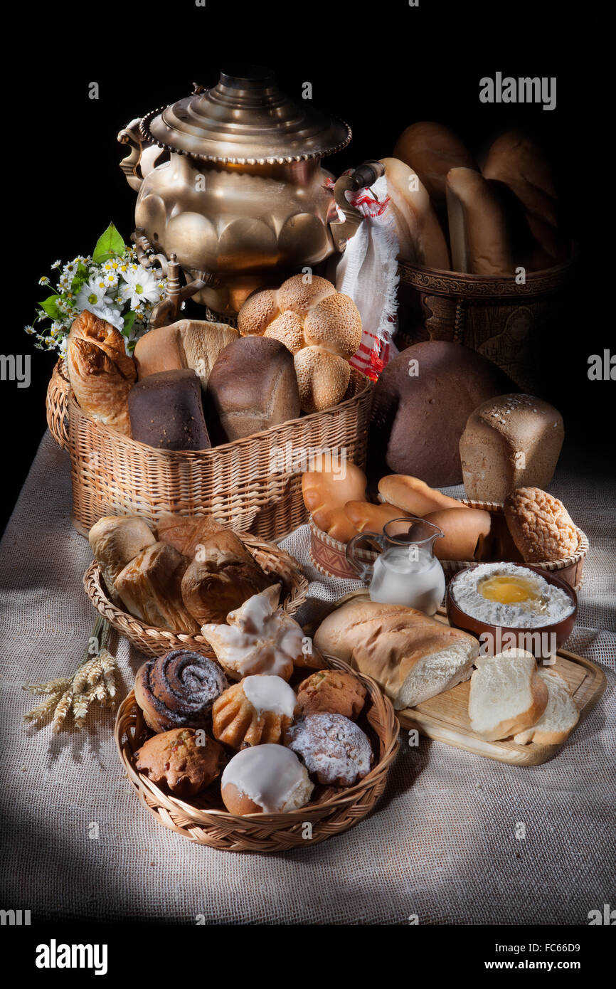 Bread And Pastry Stock Photo - Alamy