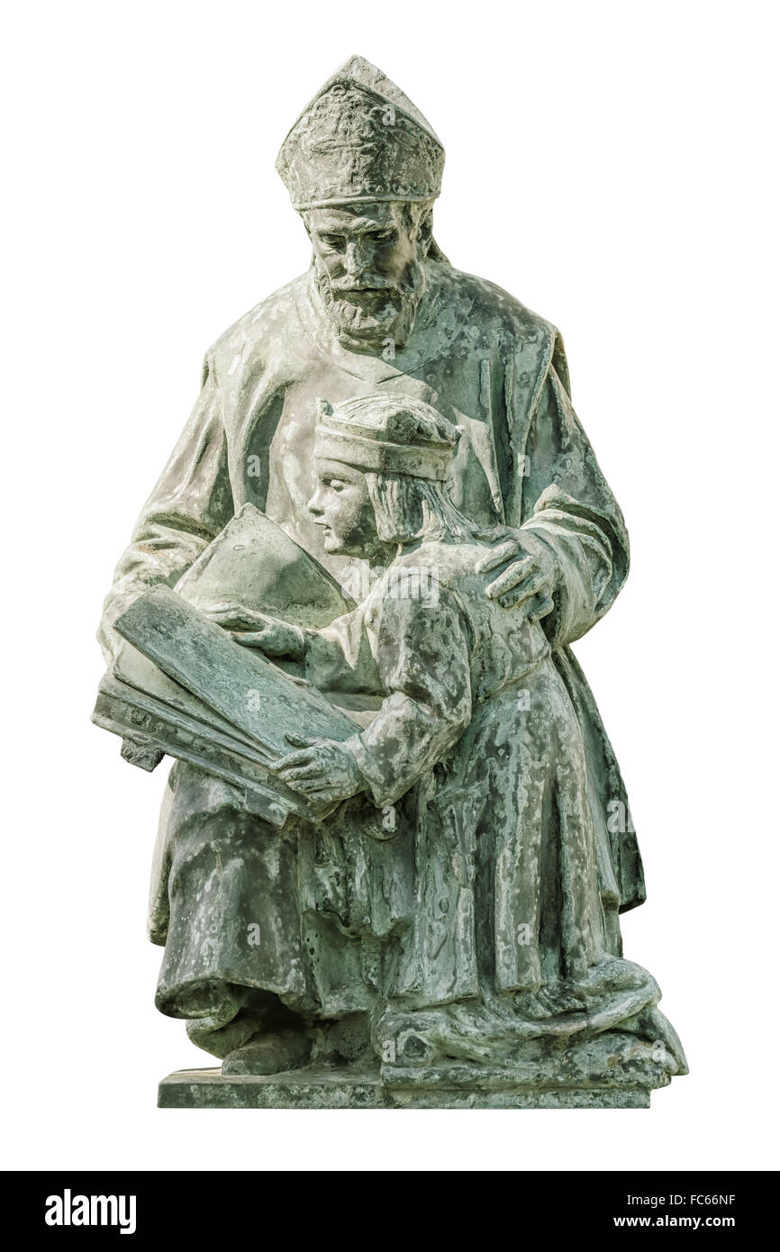 Statue man reading Cut Out Stock Images & Pictures - Alamy