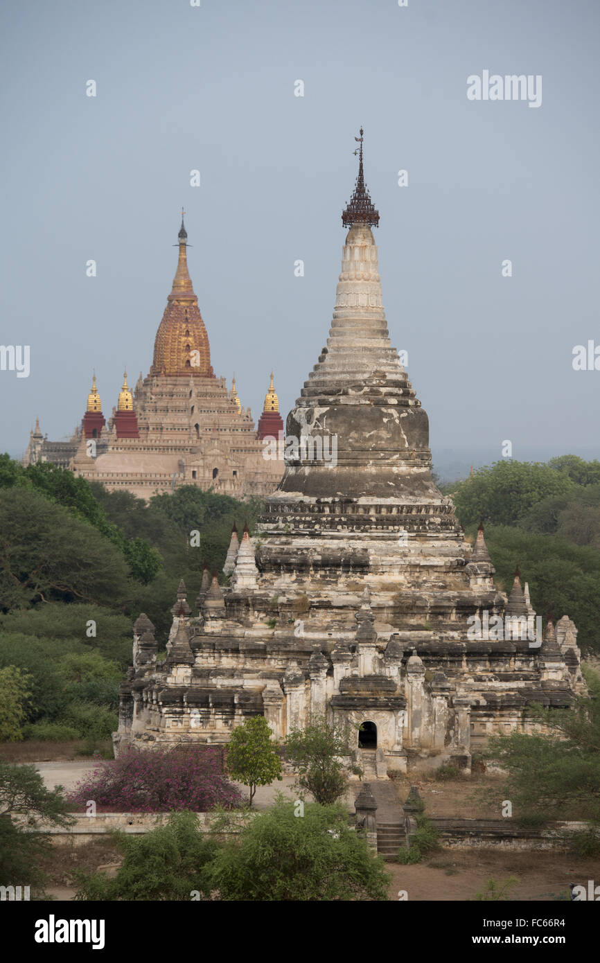 ASIA MYANMAR BAGAN TEMPLE PAGODA LANDSCAPE Stock Photo - Alamy