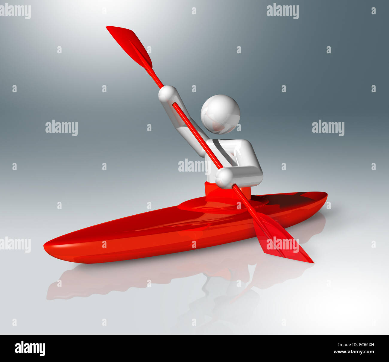 Canoe kayak symbol hi-res stock photography and images - Alamy