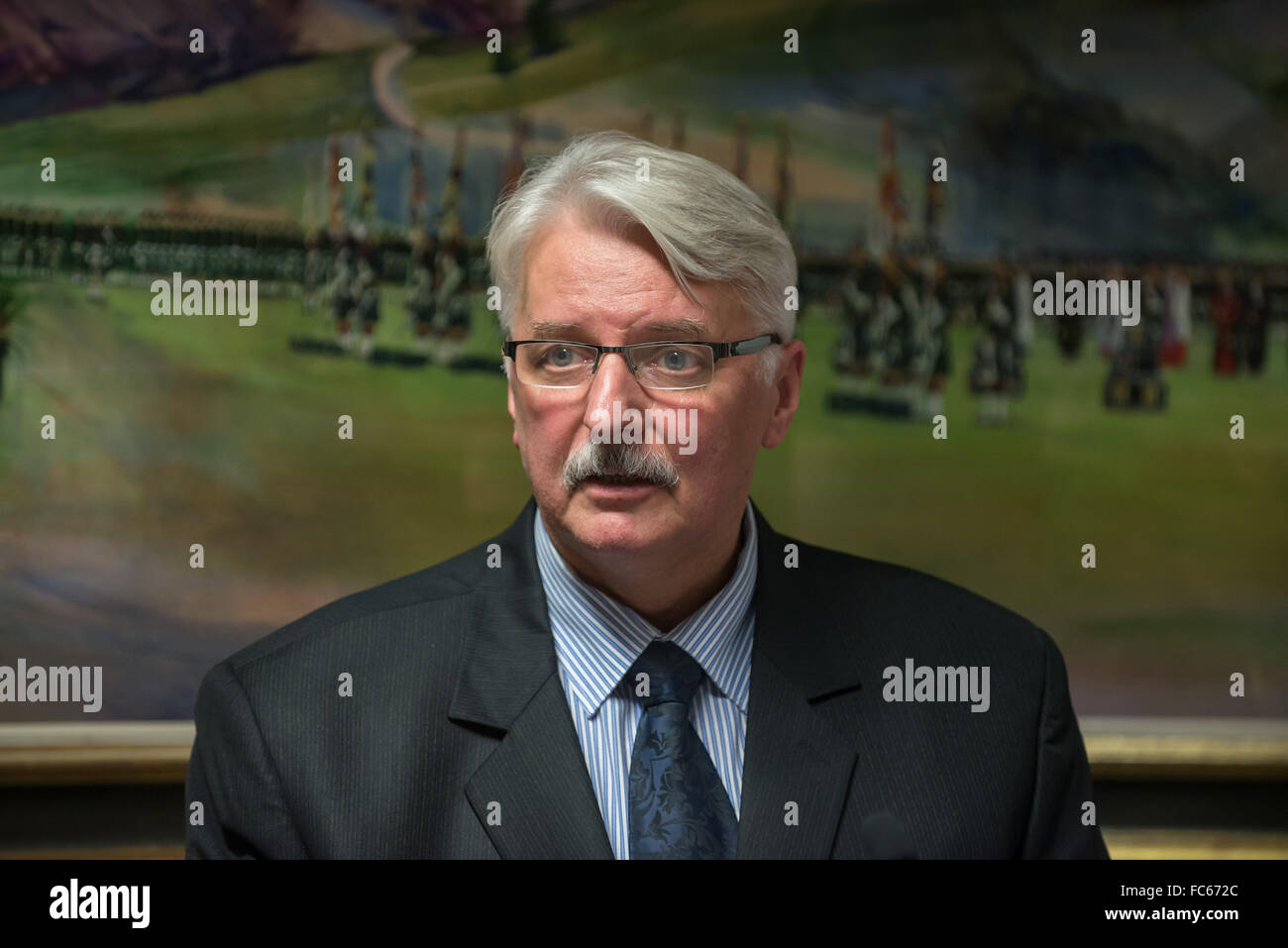 Edinburgh, United Kingdom. 20th January, 2016. Press conference after ...