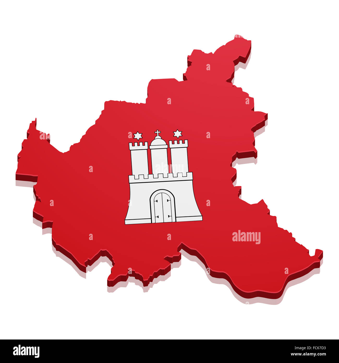Hamburg state an Cut Out Stock Images & Pictures - Alamy