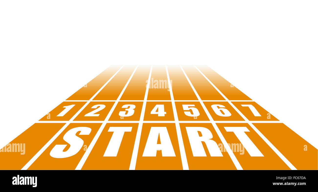 Start block illustration hi-res stock photography and images - Alamy