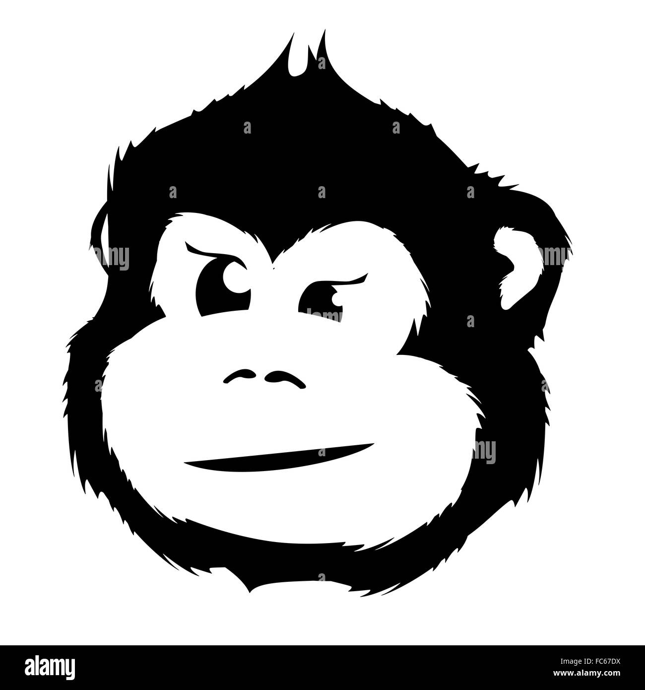 Chimp head Cut Out Stock Images & Pictures - Alamy
