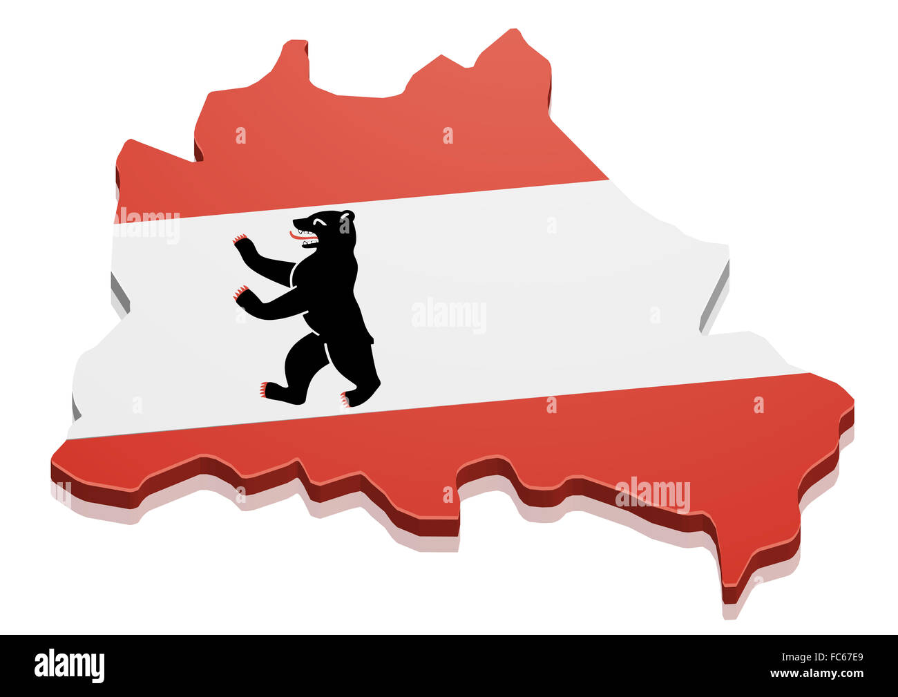 Berlin vector map hi-res stock photography and images - Alamy