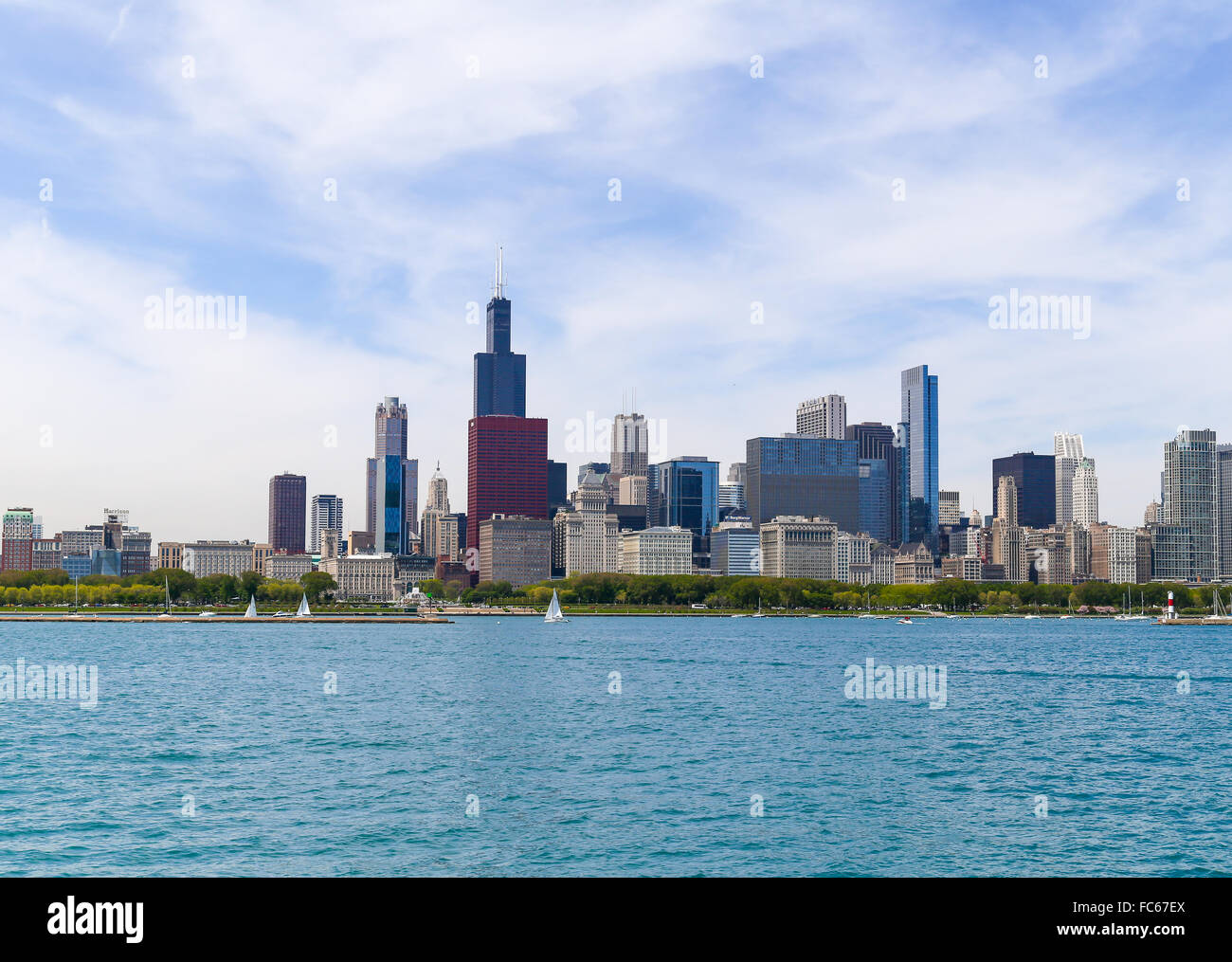 Beautiful view chicago hi-res stock photography and images - Alamy