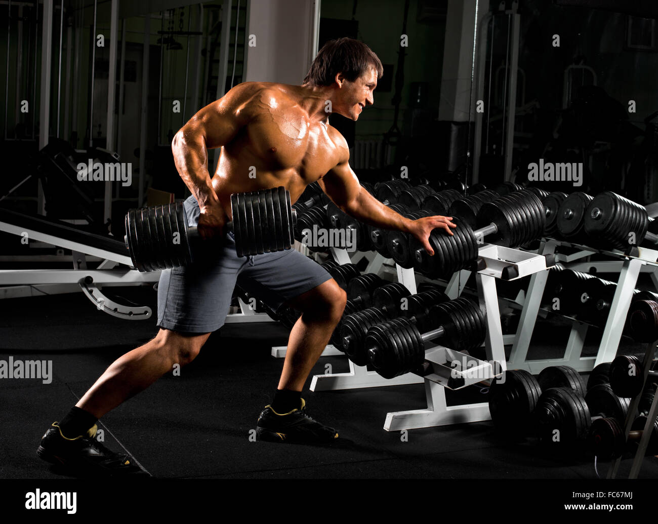 Tough guy muscle hi-res stock photography and images - Alamy