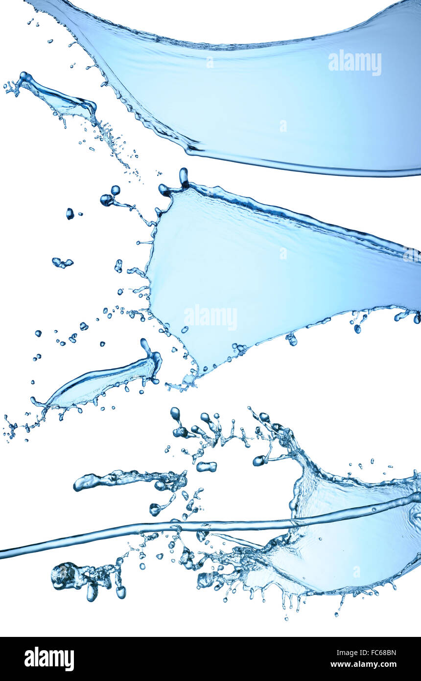 Water splash collection Stock Photo - Alamy