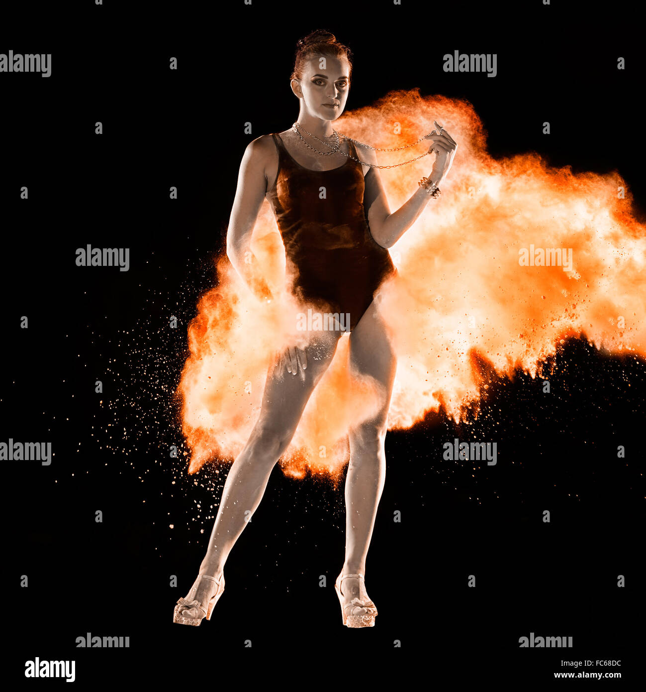 Woman cloud hi-res stock photography and images - Alamy