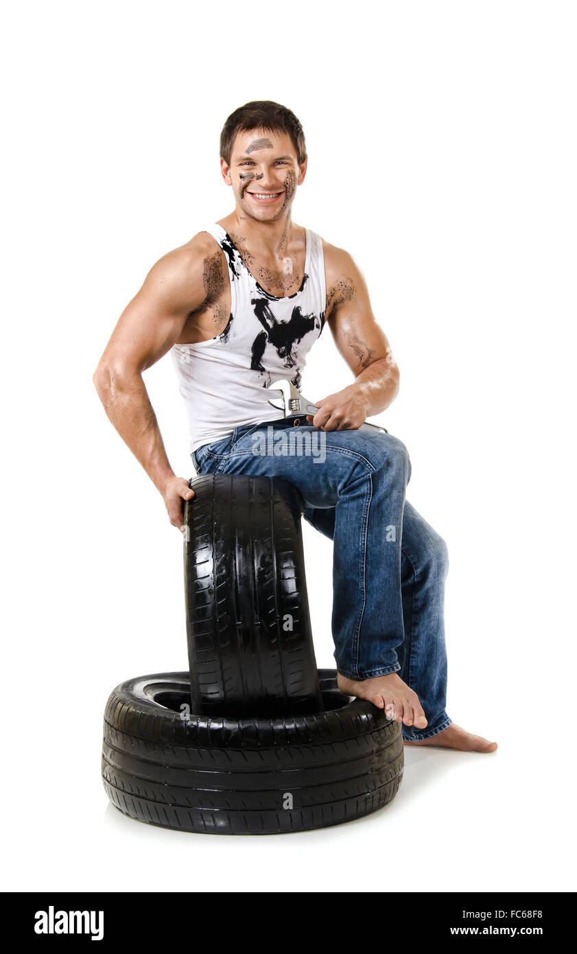 Workman young hi-res stock photography and images - Alamy