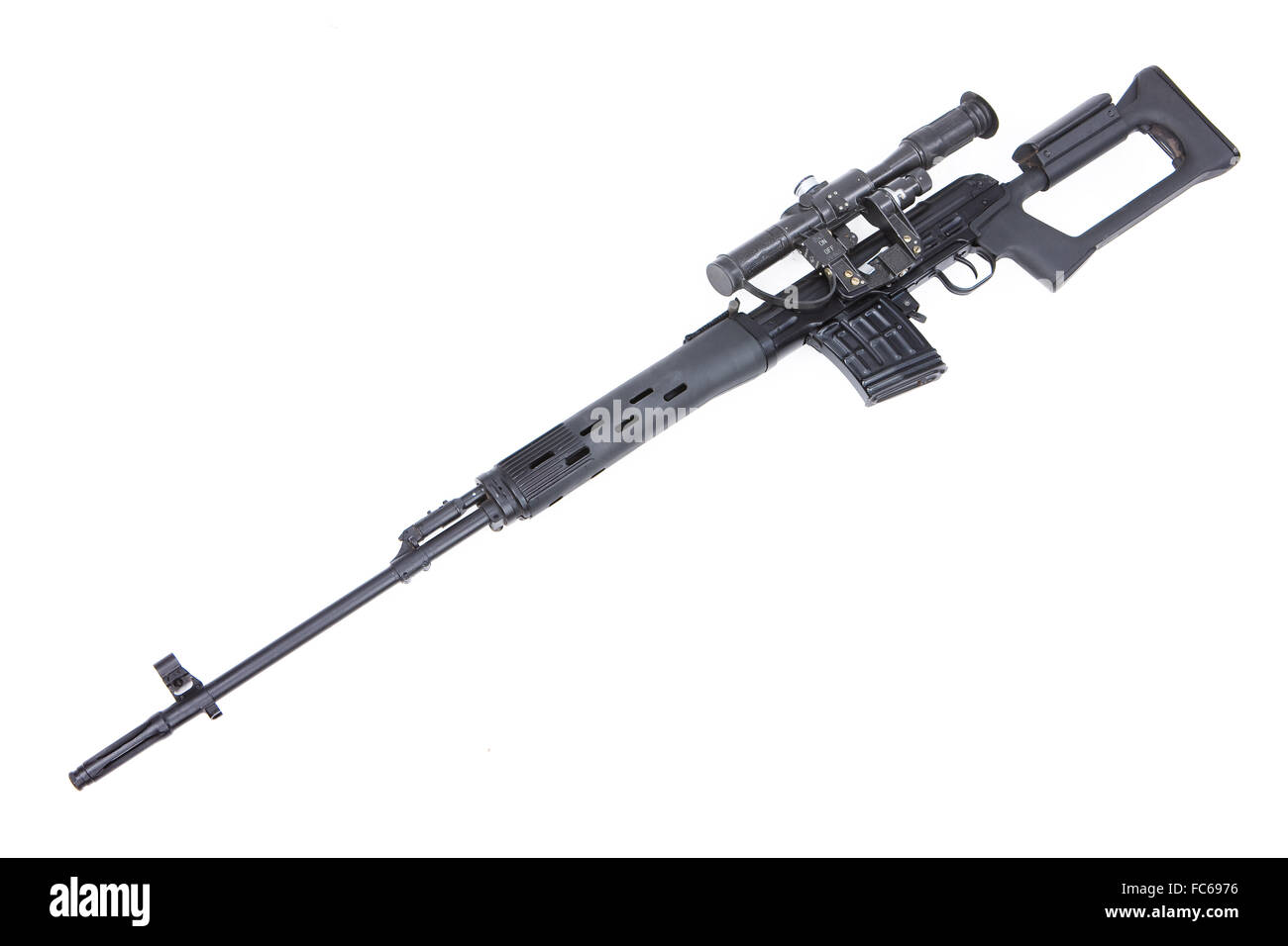 White sniper rifle hi-res stock photography and images - Alamy