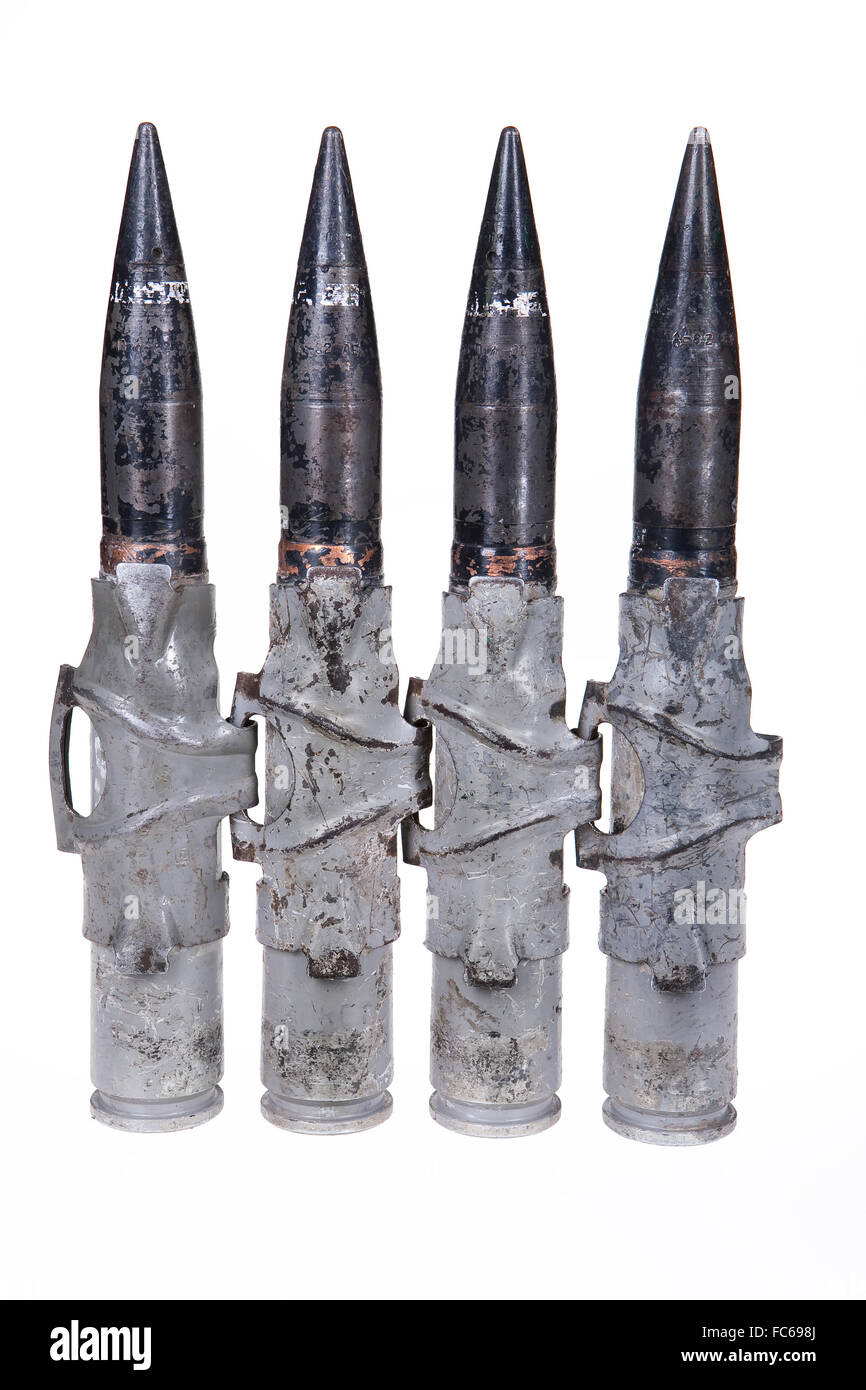 Big Caliber Machinegun Cartridges Stock Photo - Alamy