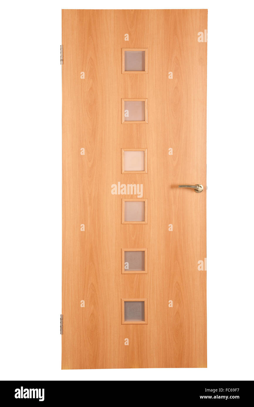 Glass wood door Cut Out Stock Images & Pictures - Alamy