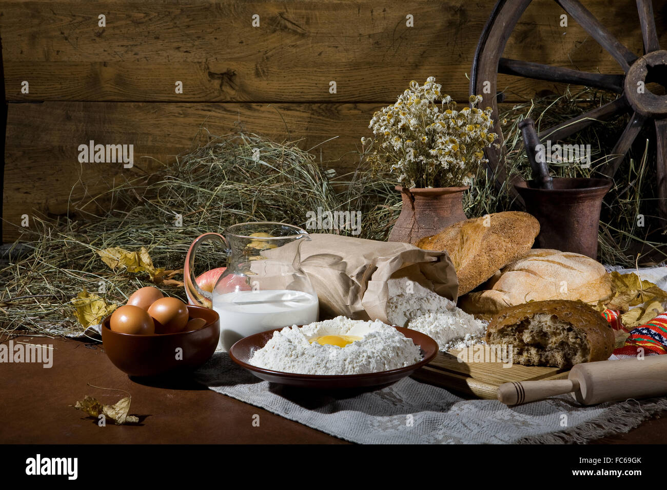 Bread In Human Life Stock Photo - Alamy
