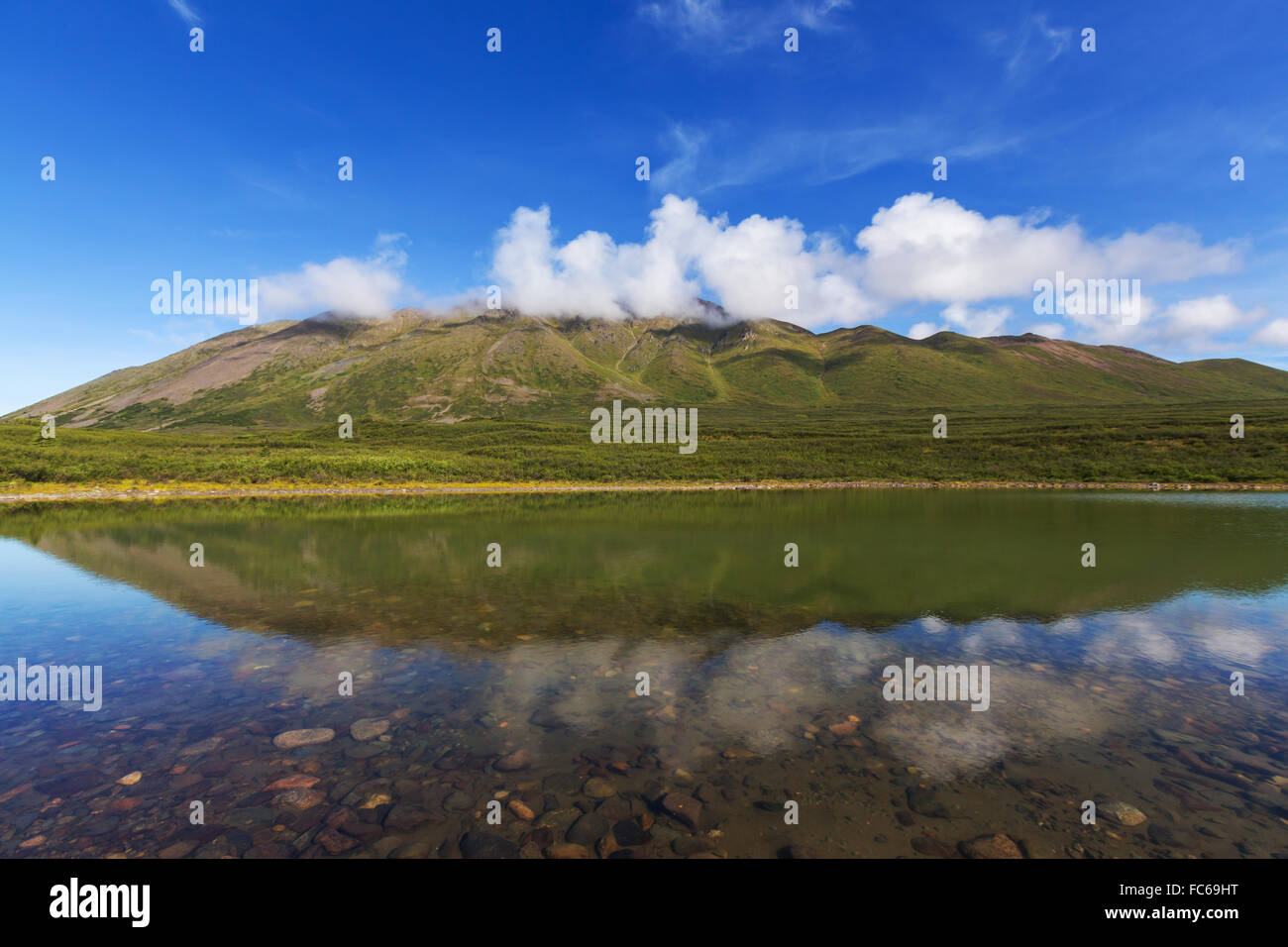 Lake in Alaska Stock Photo - Alamy