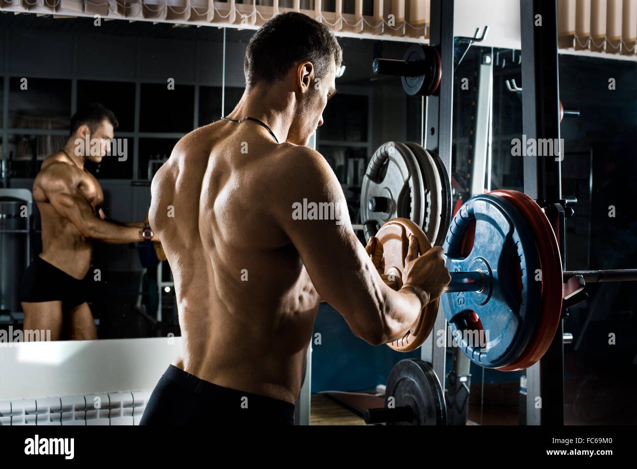 Sportive bodybuilder hi-res stock photography and images - Alamy