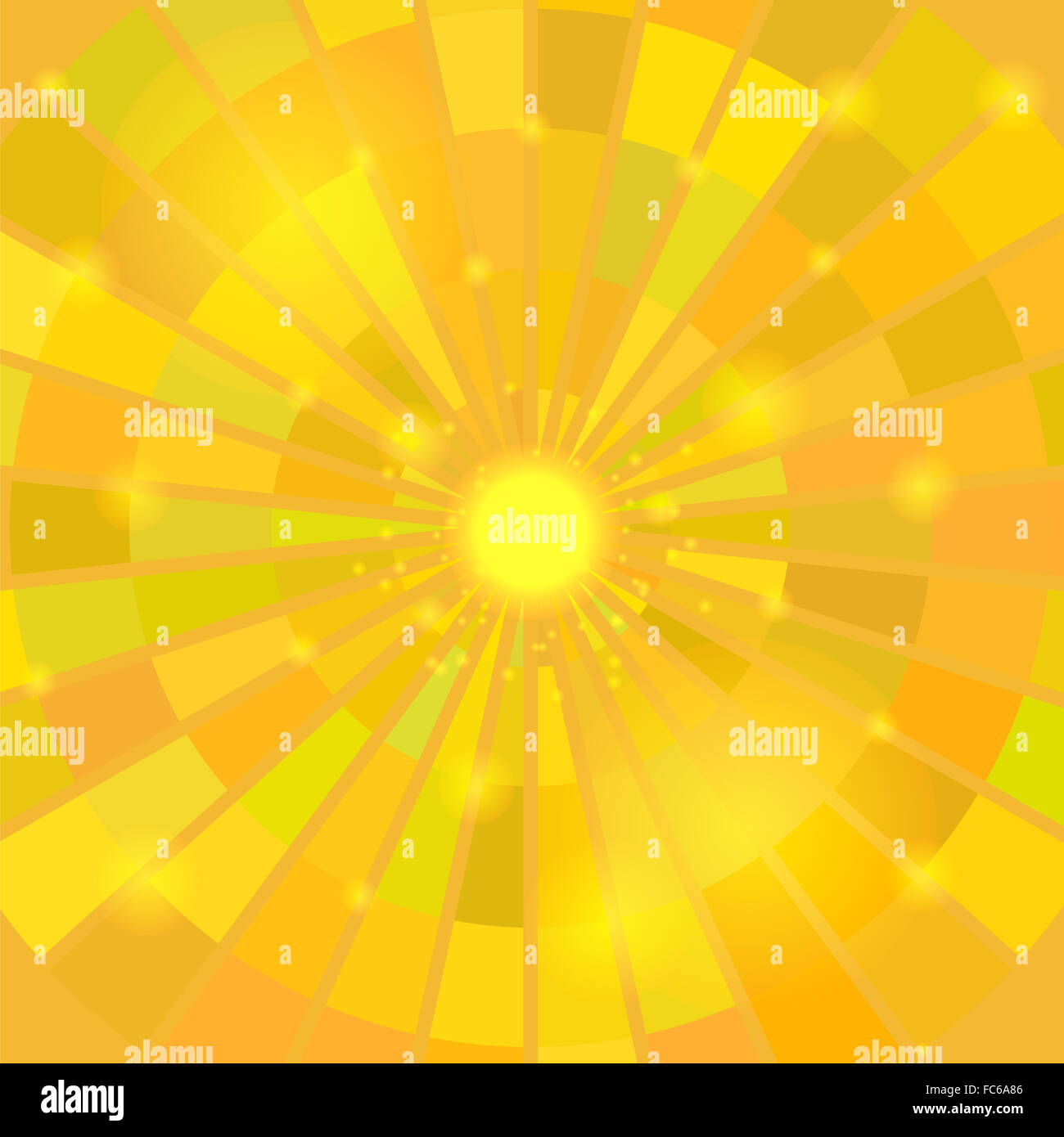 Abstract Elegant Yellow Sun Background Stock Photo - Alamy