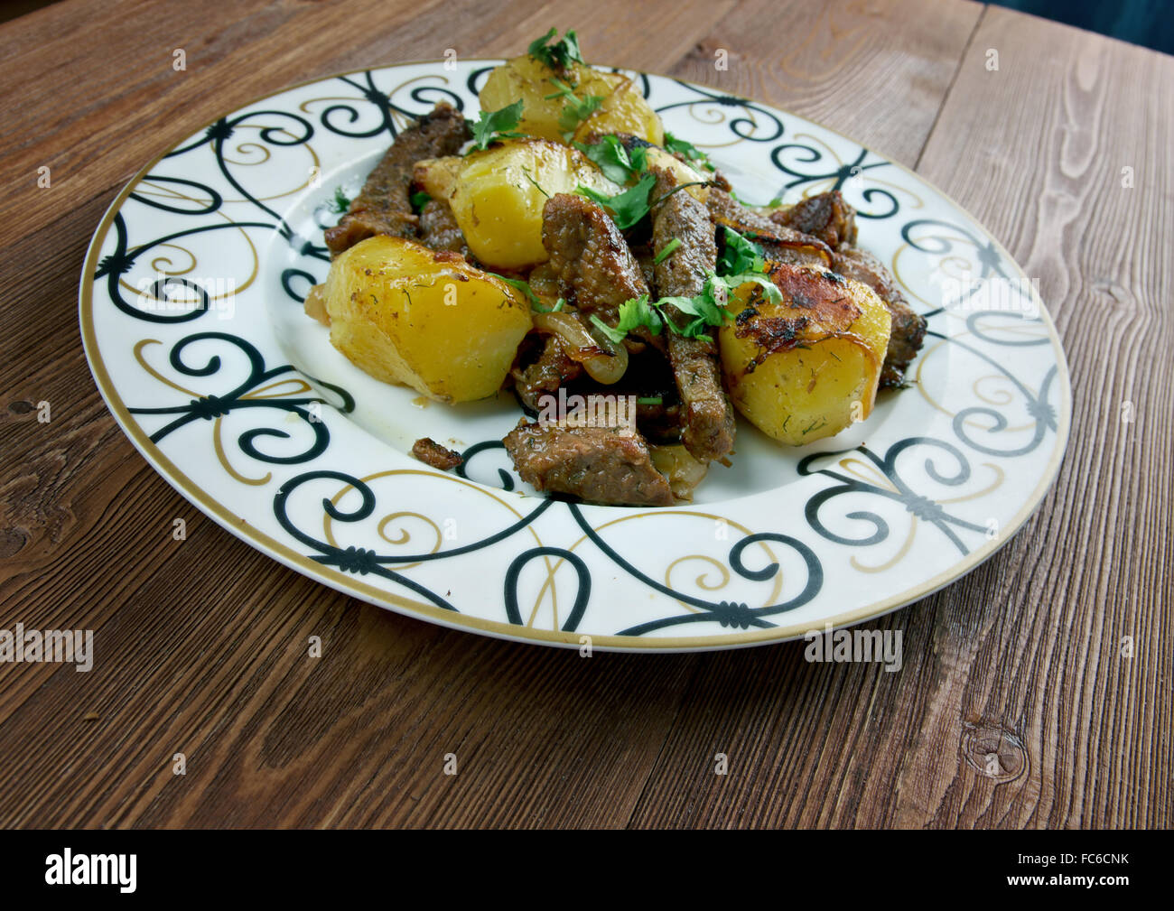 Kazan Kabob Qozon Kabob Kazan Kebab High Resolution Stock Photography ...