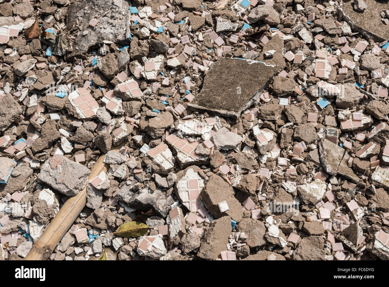 background of brick rubble debris Stock Photo - Alamy