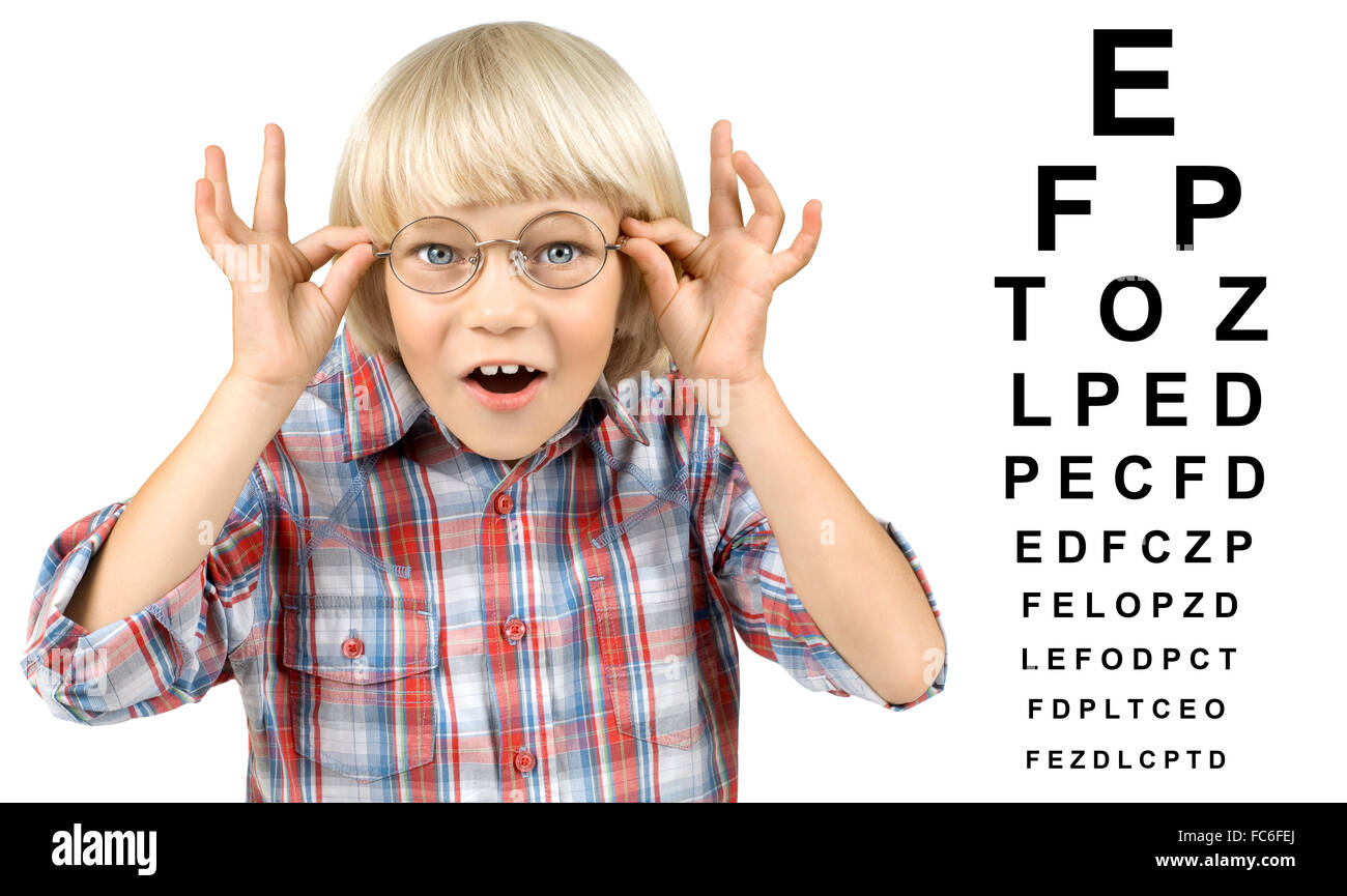 Eye chart for children hi-res stock photography and images - Alamy