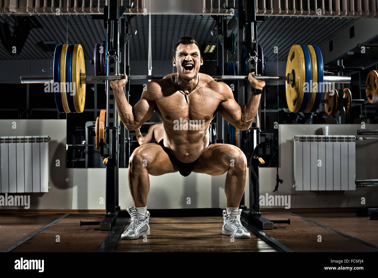 Bodybuilder pumping hi-res stock photography and images - Alamy