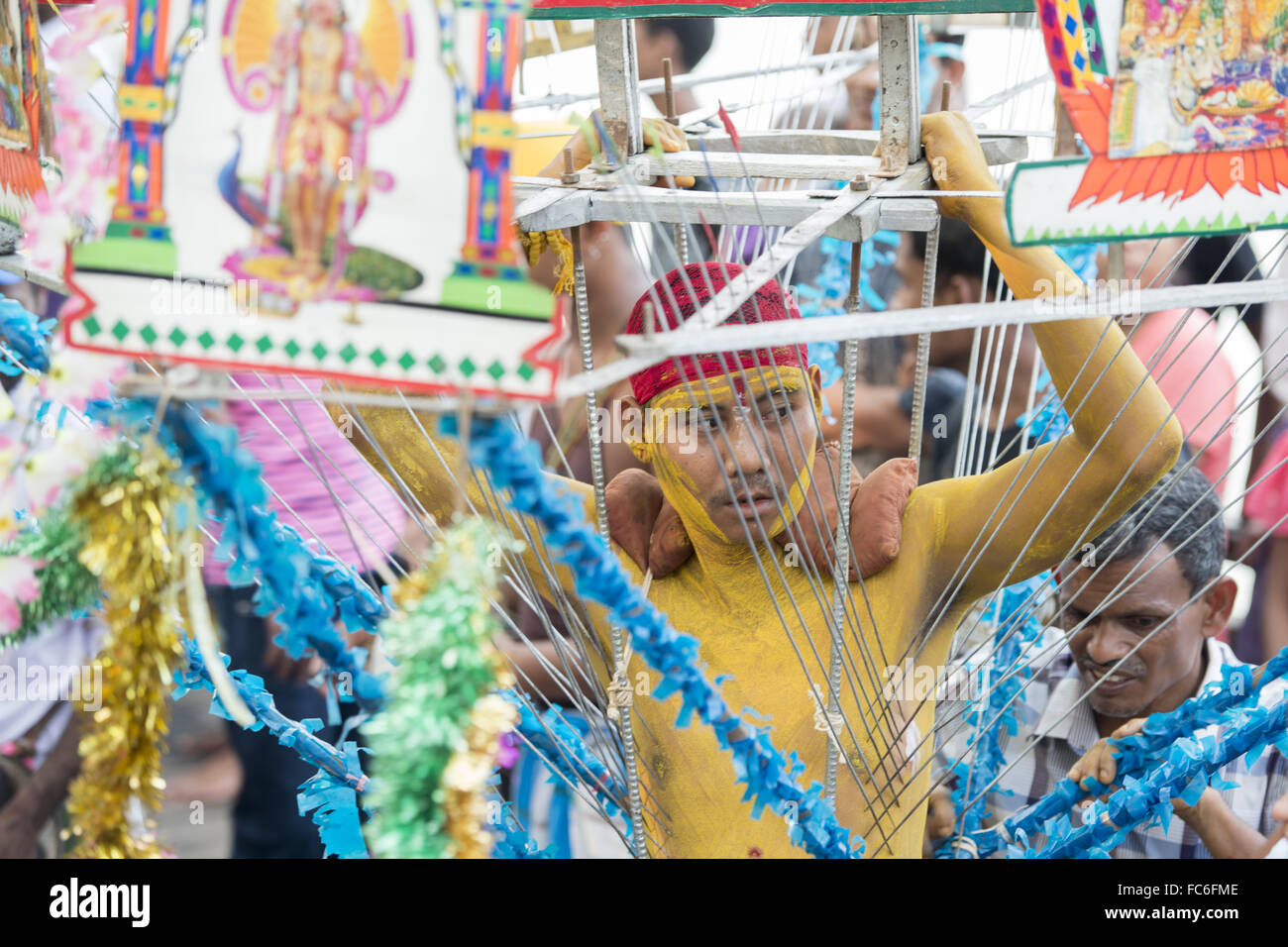 ASIA MYANMAR YANGON FIRE WALK FESTIVAL Stock Photo - Alamy