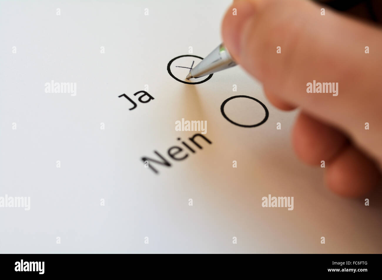 Ballot pencil hi-res stock photography and images - Alamy