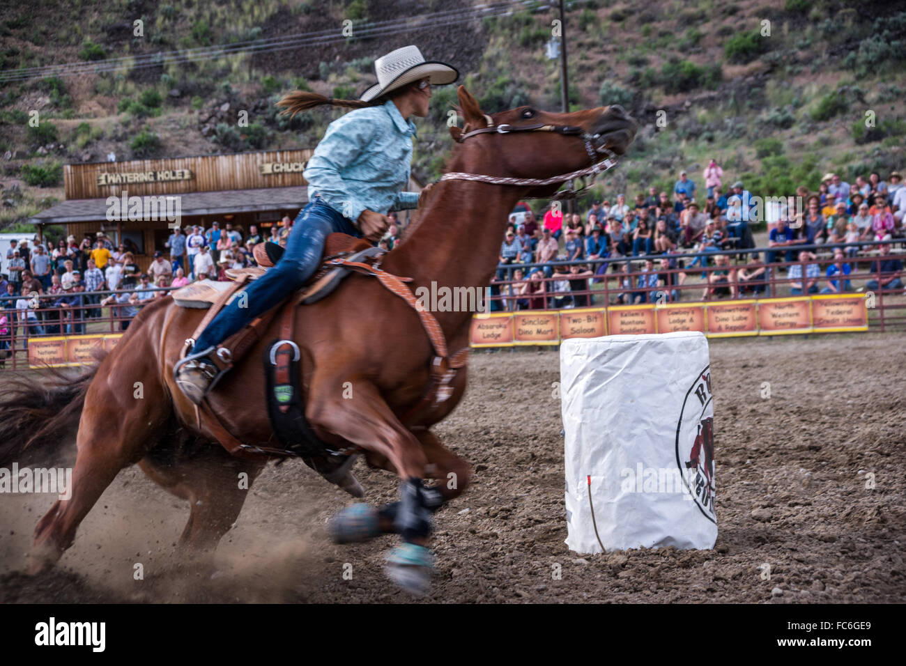 Female rodeo rider hi-res stock photography and images - Alamy