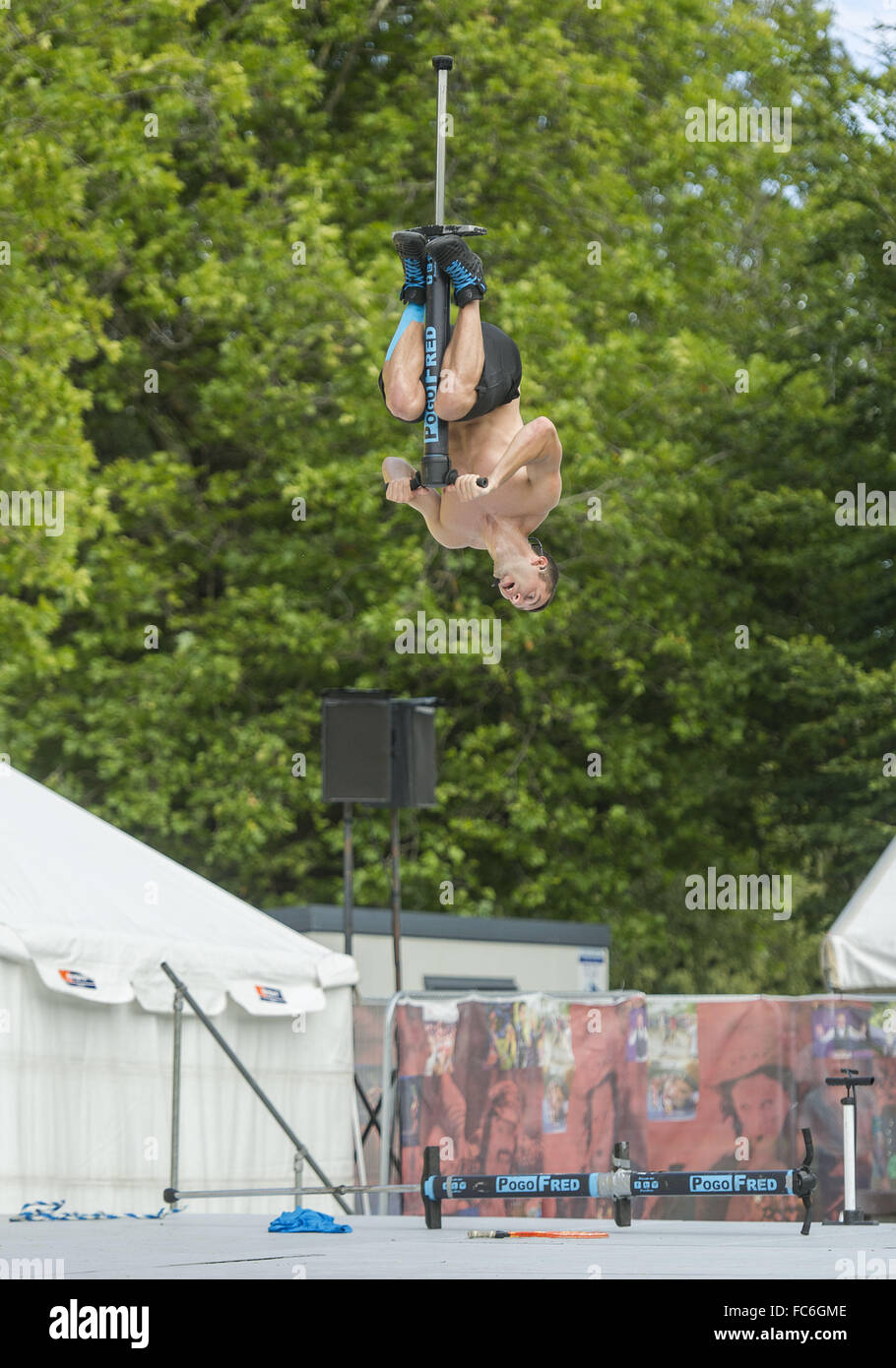 Guinness record pogo hi-res stock photography and images - Alamy