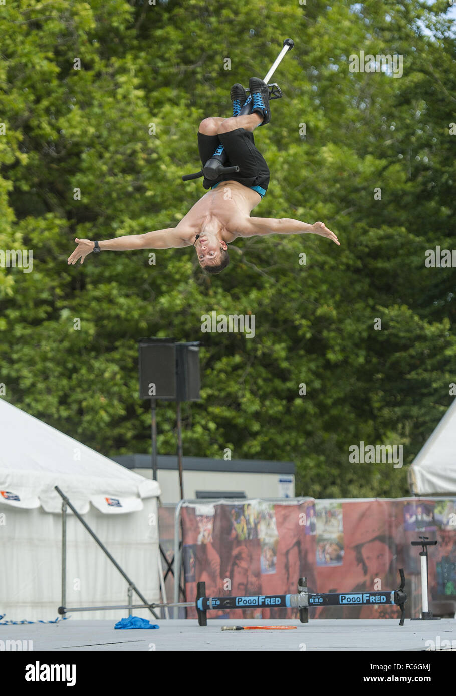 Guinness record pogo hi-res stock photography and images - Alamy
