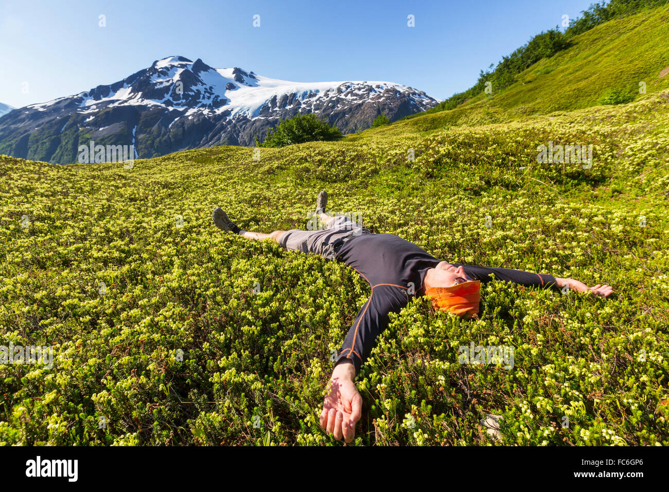 Rest in hike Stock Photo - Alamy