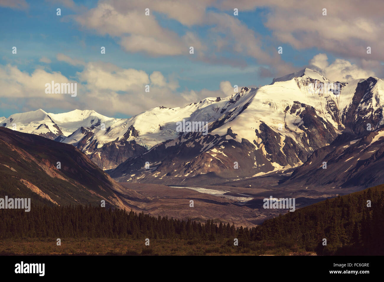 Mountains in Alaska Stock Photo - Alamy