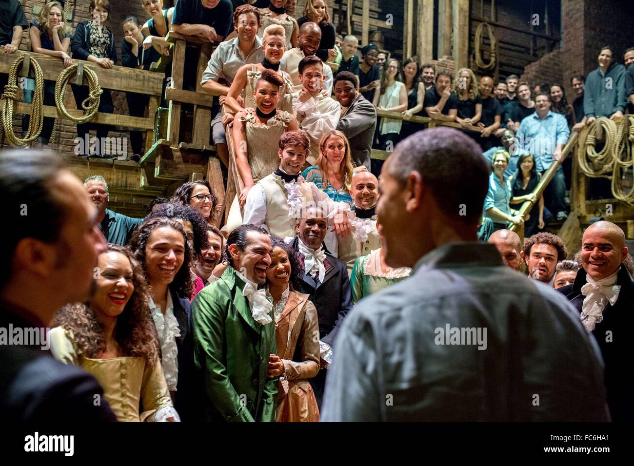 Hamilton cast broadway hi-res stock photography and images - Alamy