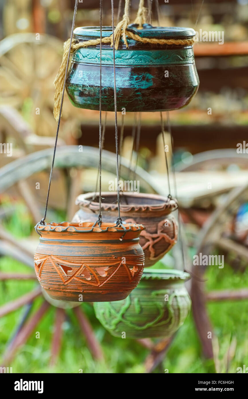 Hand crafted pots hi-res stock photography and images - Alamy