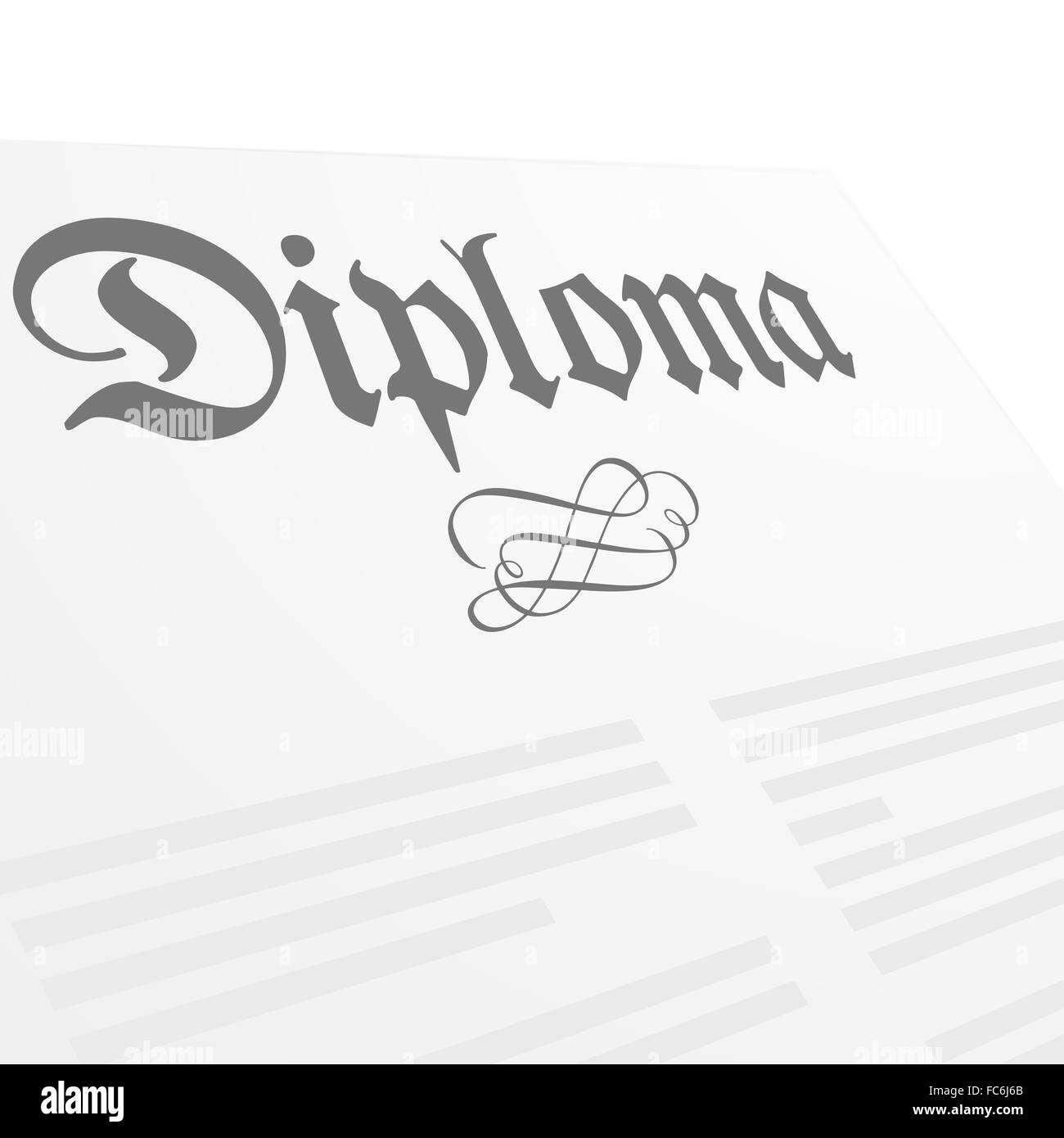 Diploma paper hi-res stock photography and images - Alamy