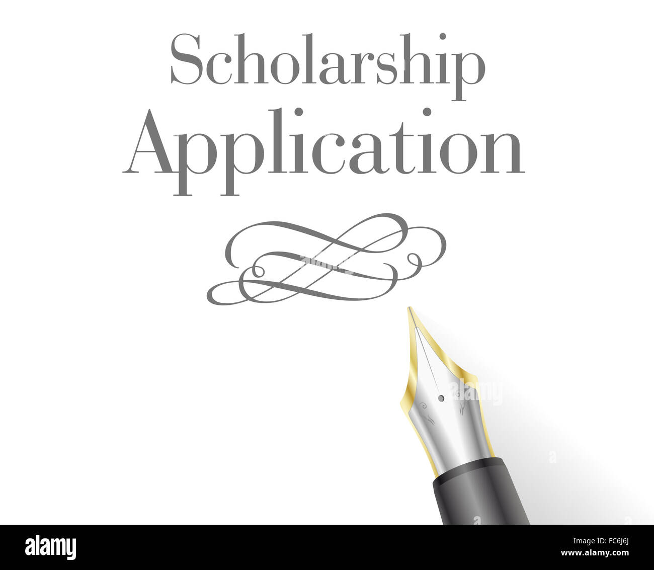 Scholarship Application letter Stock Photo - Alamy