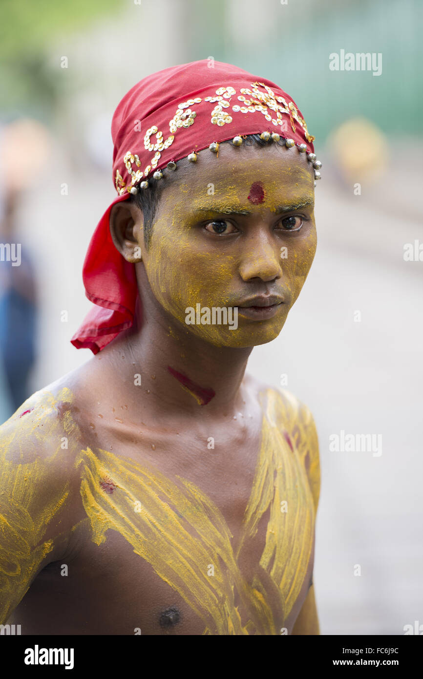 ASIA MYANMAR YANGON FIRE WALK FESTIVAL Stock Photo - Alamy