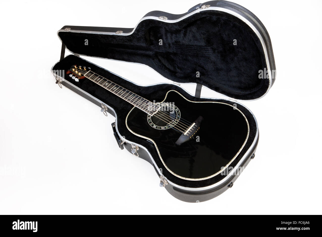 Acoustic guitar close up Cut Out Stock Images & Pictures - Alamy