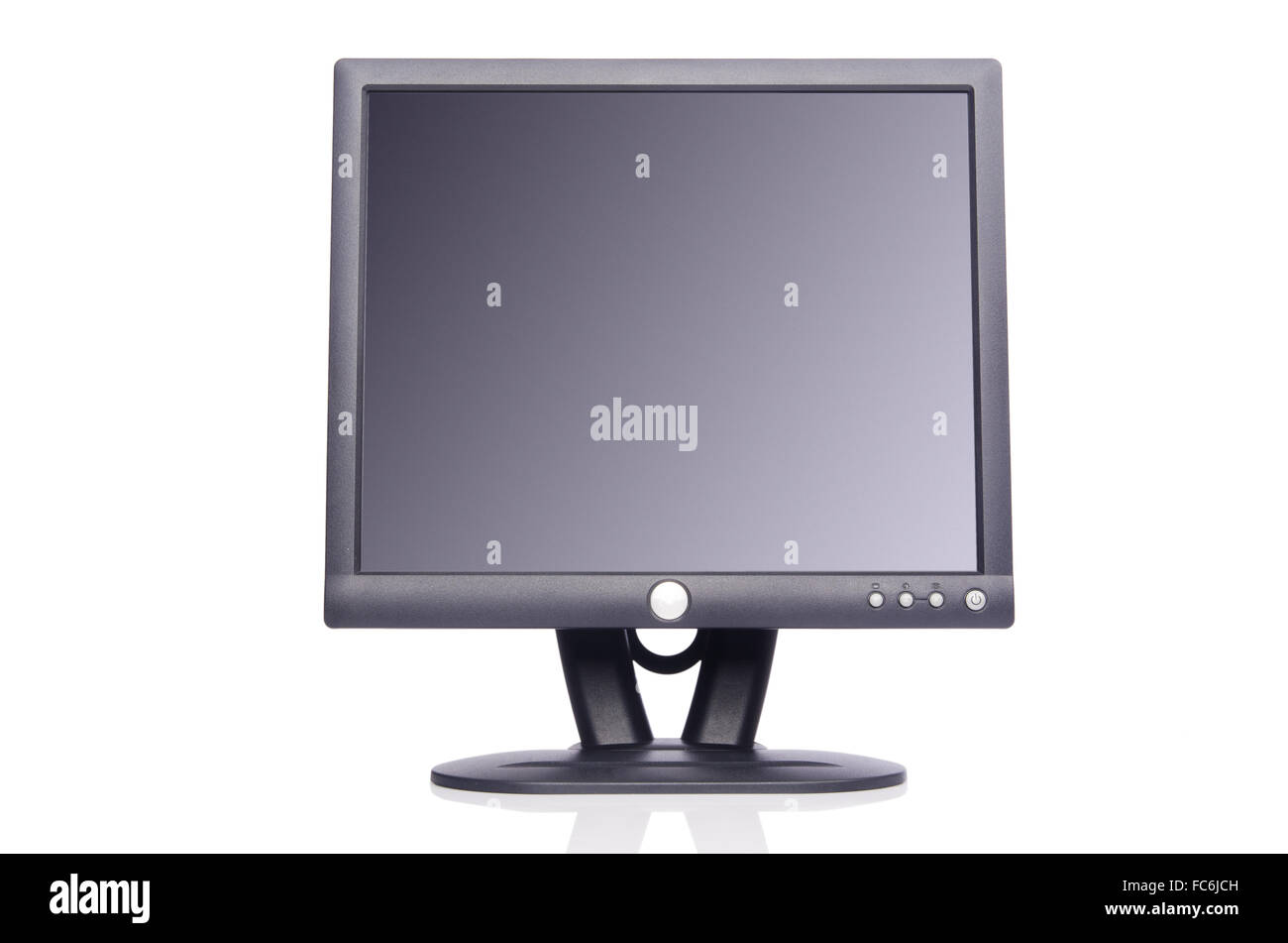 Desktop computer isolated on white Stock Photo - Alamy