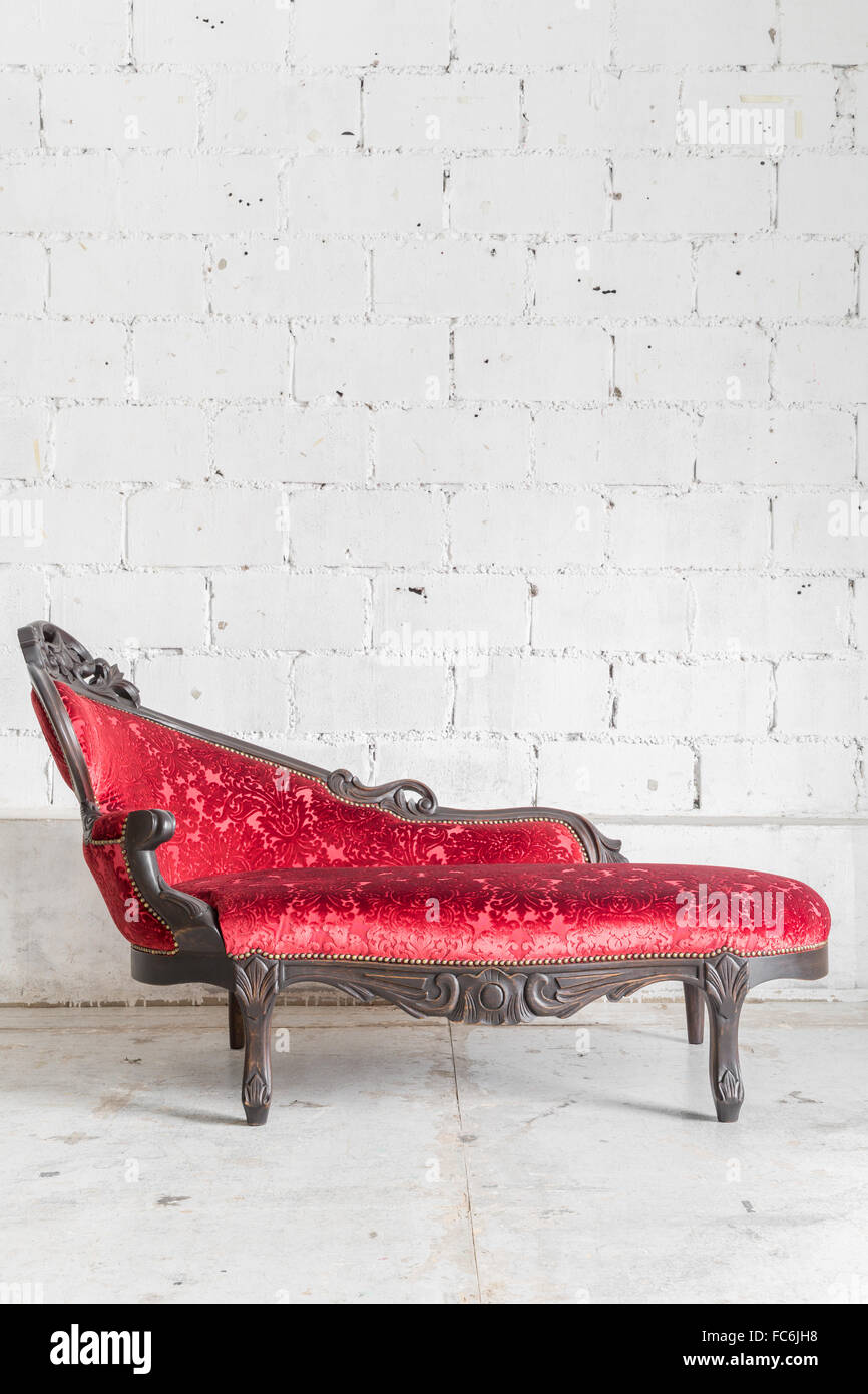 modern red sofa Stock Photo - Alamy