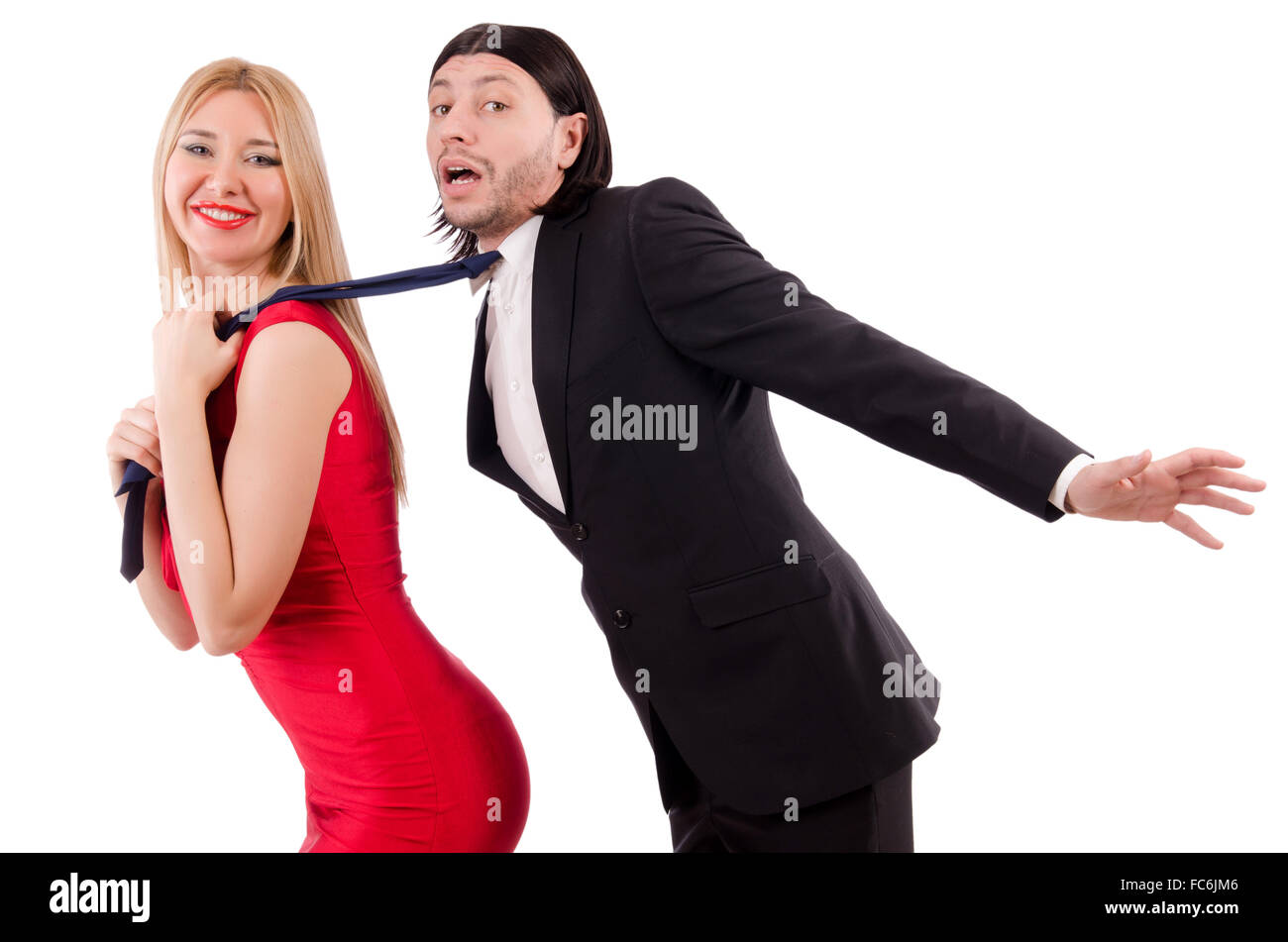 Pair isolated on the white background Stock Photo - Alamy