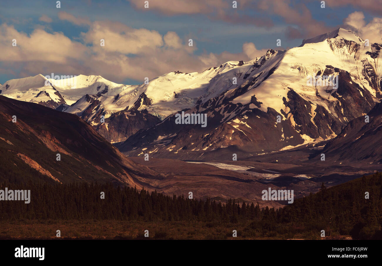 Mountains in Alaska Stock Photo - Alamy