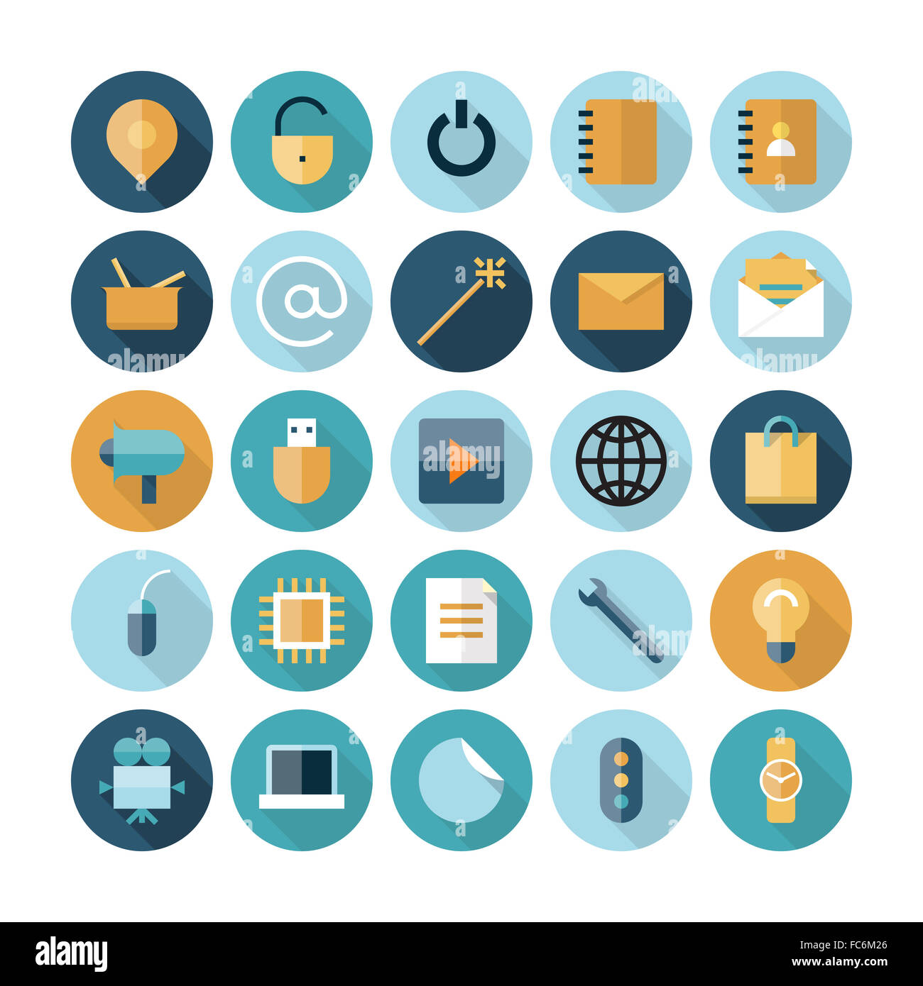 Illustration user interface design Cut Out Stock Images & Pictures - Alamy