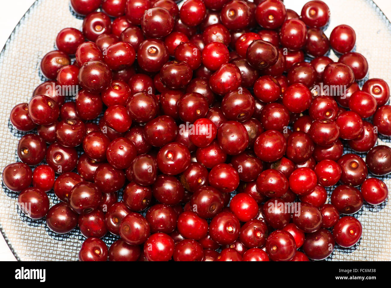 Background of many cherry berries Stock Photo - Alamy